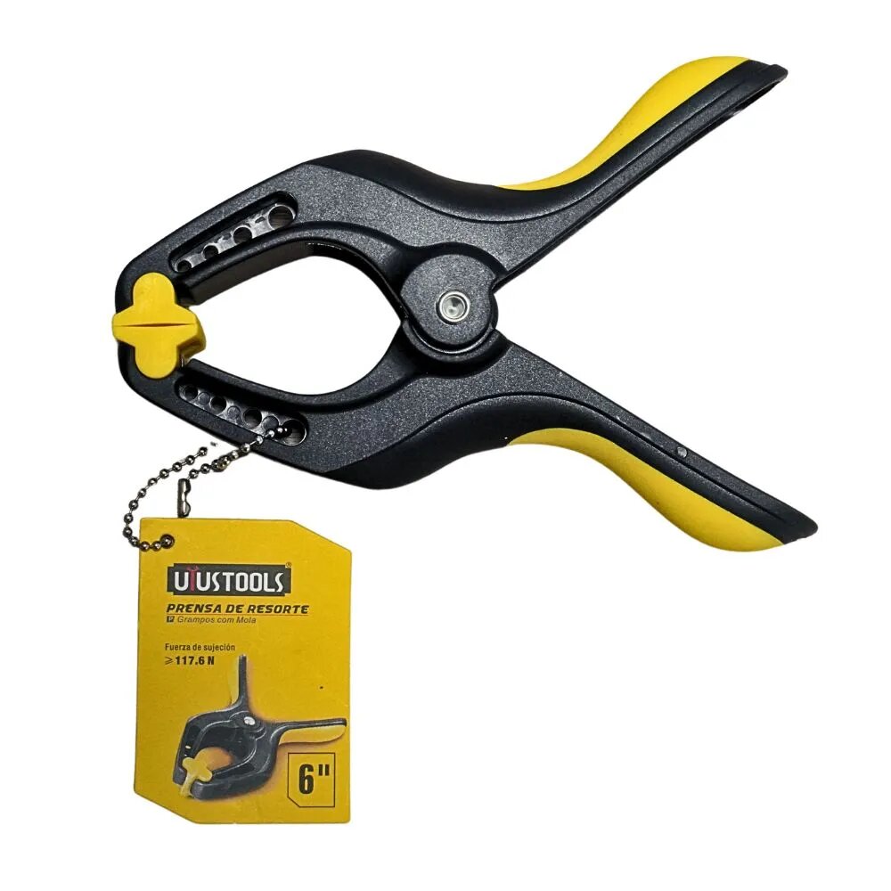 6 Inch Premium Nylon Fiberglass Spring Clamp with PE Jaw Non Slip ...