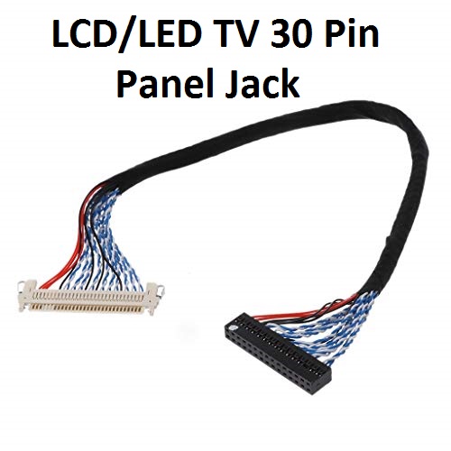 LCD/LED TV Panel Jack 30 Pin LVDS Grip jack | Daraz.pk