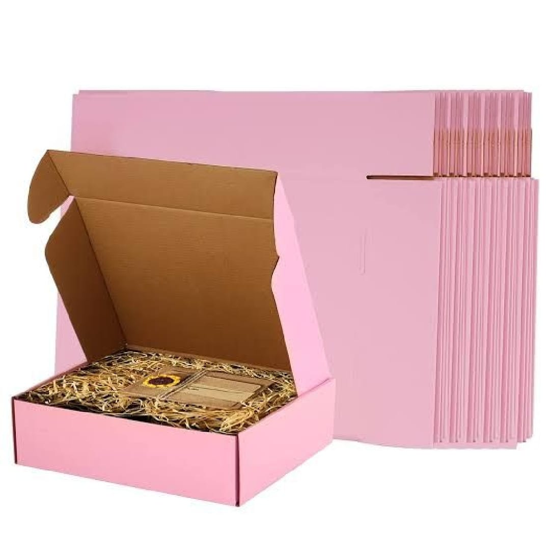 Premium Pink Boxes With Lamination 9X6X2.5 inches - 10/20/50 Boxes Set ...