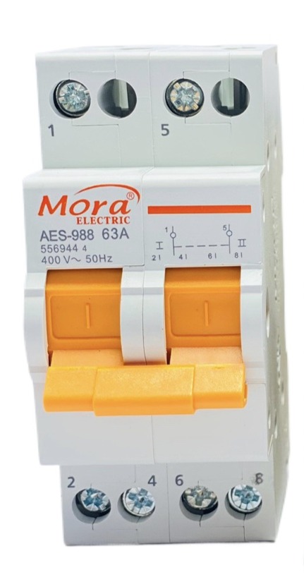 MORA Executive MCB Breaker Type ChangeOver Breaker 2Pole 63A | Solar ...