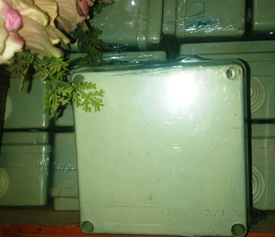 CCTV Weatherproof 4x4 PVC Outdoor Camera Junction Box IP65 | Daraz.pk