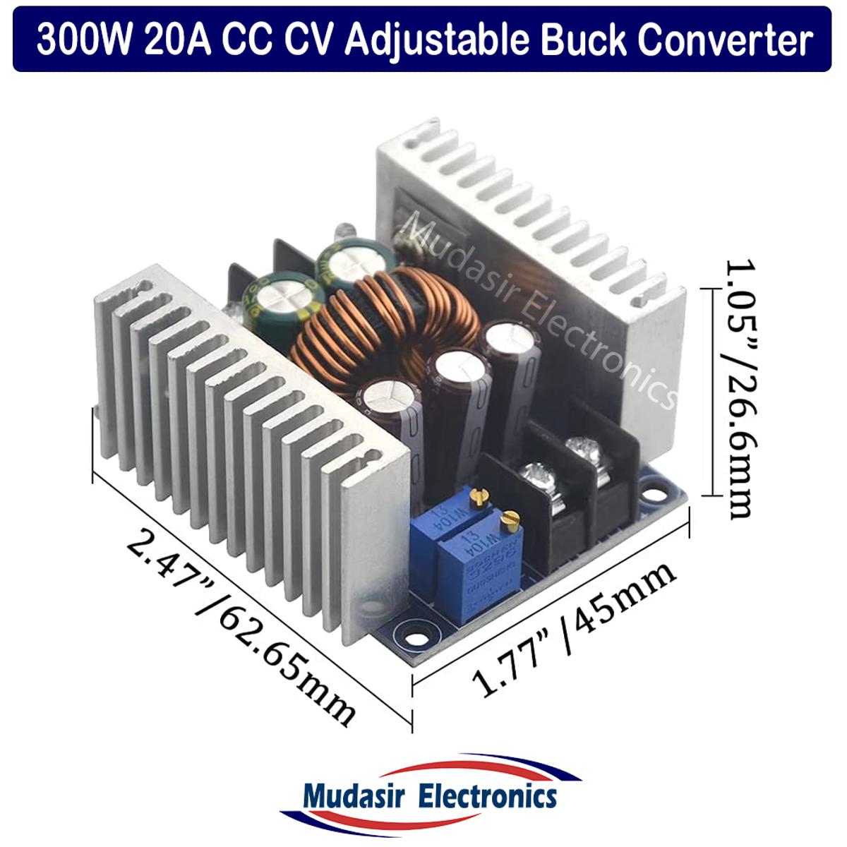 DC-DC Buck Converter Step Down Module 300W 20A Constant Curent LED ...