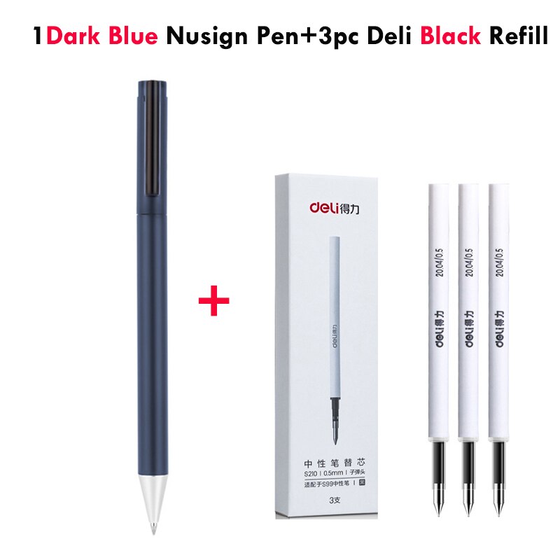 Deli Nusign Metal Gel Pen Set Sign Pen Rollerball Pучка Caneta Gel 0 ...