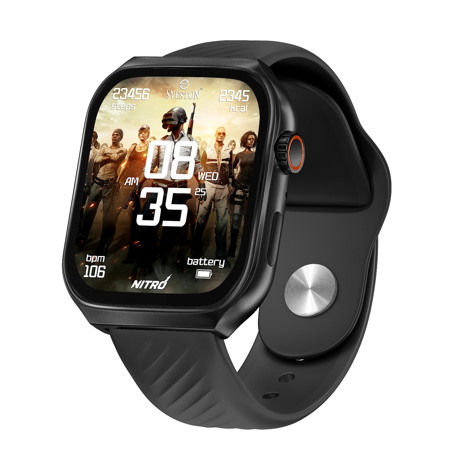 Sveston® NITRO GAMING EDITION Smartwatch - Bluetooth Smartwatch with 1 ...