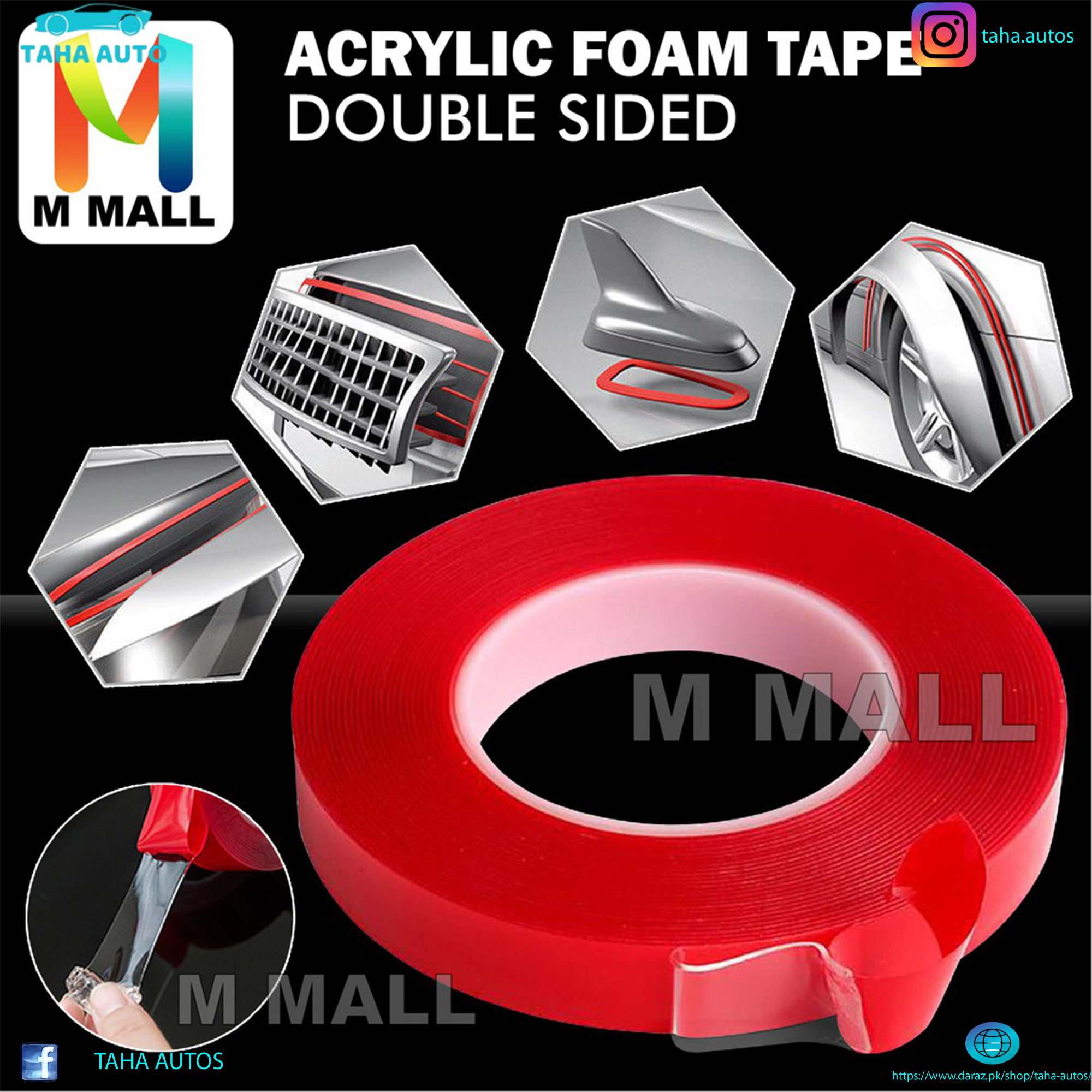 Transparent Double Tape High Strength For Multi-purpose usage ...