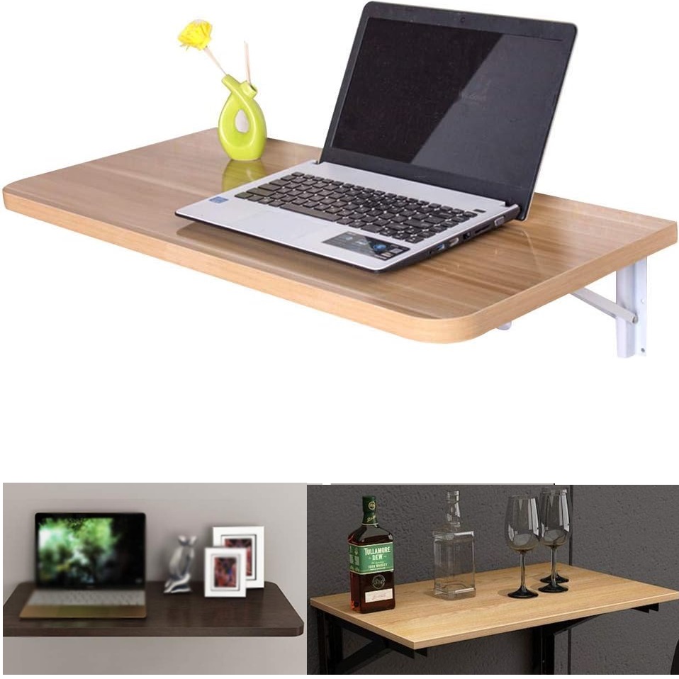 Space Saving Folding Table Wall Mounted Foldable Wall Mounted Laptop ...