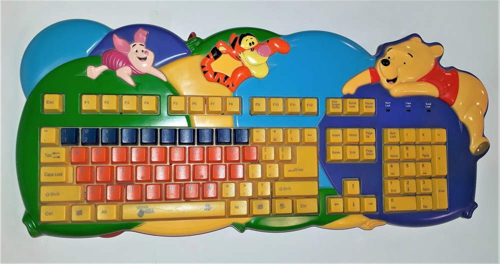 Disney: WINNIE THE POOH CARTOON KEYBOARD | Daraz.pk