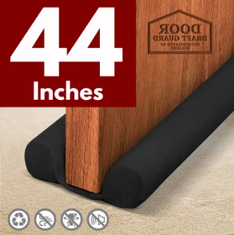 Door and Window Dust Stopper Adjustable 18 to 44 Inches, Noise and Air ...