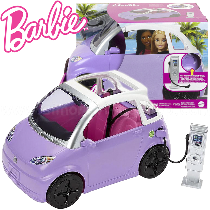 Barbie Car Electric Vehicle With Charging Station | Daraz.pk