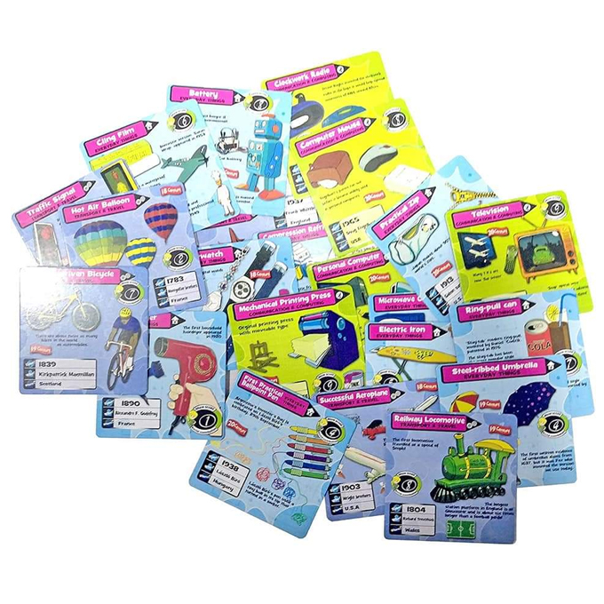 Educational Inventions Knowledge Box - Educational Learning Cards Game ...