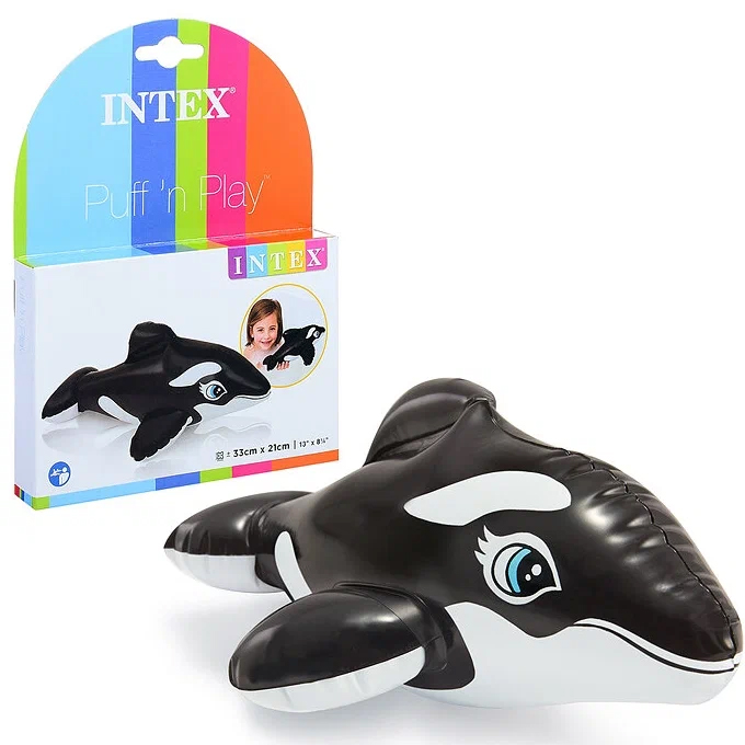 Intex 58590 Puff 'n Play Soft Whaledom: 33cm x 21cm - 13" x 8.4" inches ...