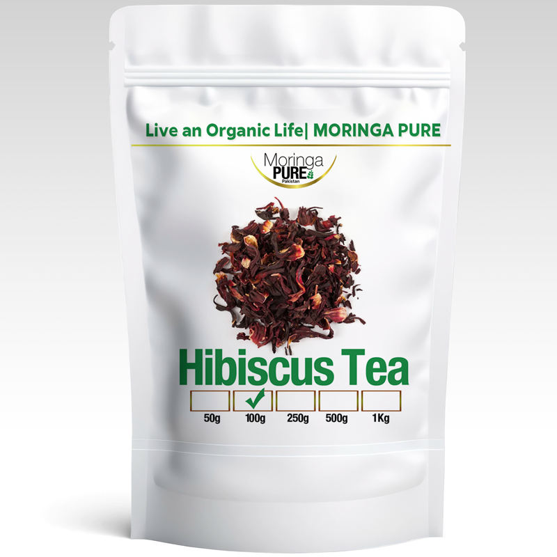 Hibiscus Tea Pakistan Organic Hibiscus Flowers 100gm | Daraz.pk
