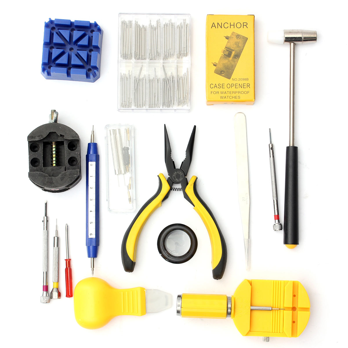 19Pcs Watch Repair Kit Professional Complete Tool Set | Daraz.pk