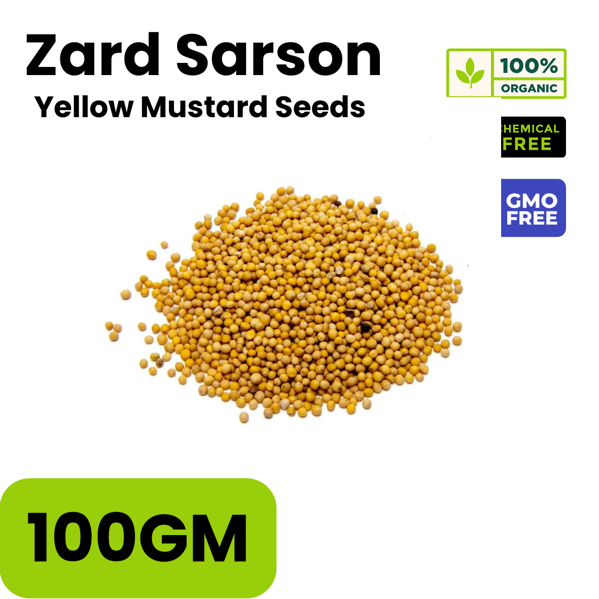 Zard Sarson 100GM – yellow Mustard Seeds - Rai Dana | Daraz.pk