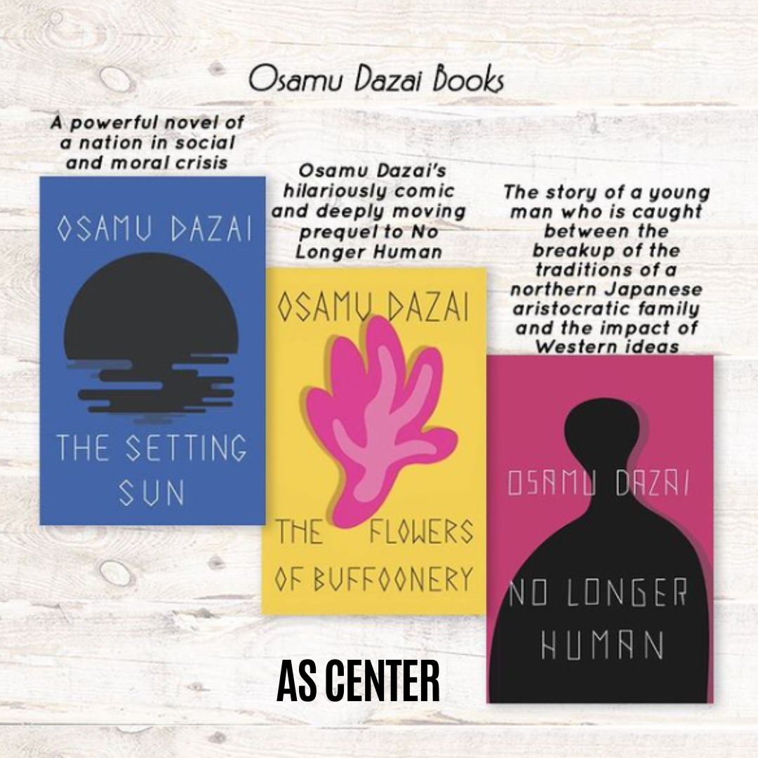 The Setting Sun / No Longer Human / The Flowers of Buffoonery By Osamu ...