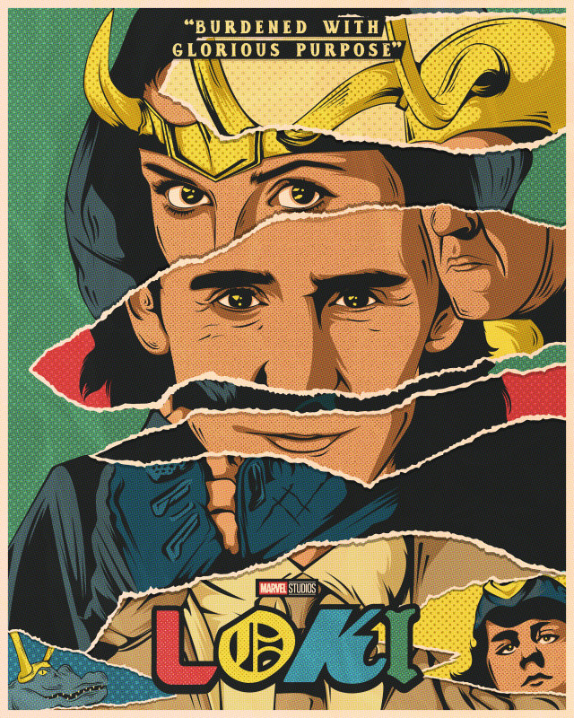 Loki by the Marvel MCU Multiverse Fan Posters Vinyl Paper Quotes ...