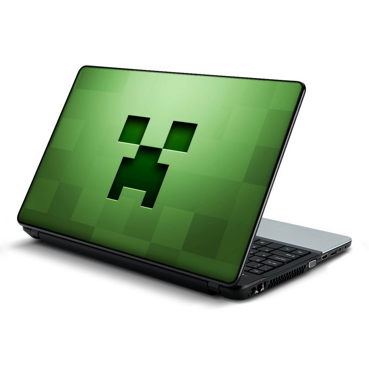 Minecraft Creeper, Green, Video Game, Laptop Skin Vinyl Sticker Decal ...