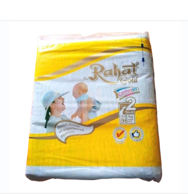 Rahat gold diapers pampers (S) Maxi Size Full Pack 64 Pampers Number 1 ...