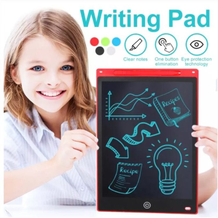 LCD Writing Tablet Electronic Slate E-writer Digital Memo Pad Erasable ...