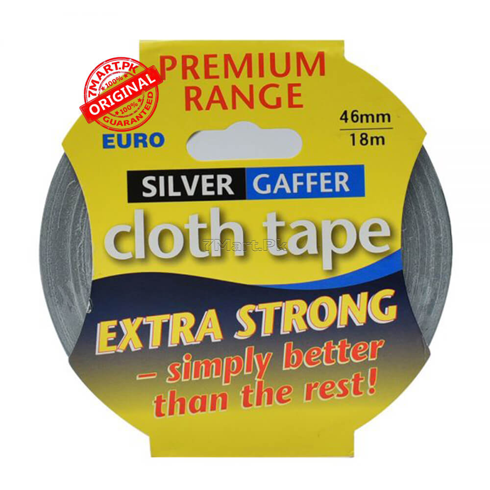 PREMIUM Range Silver Gaffer Cloth/Duct Tape 46MM/18M Colour Extra ...
