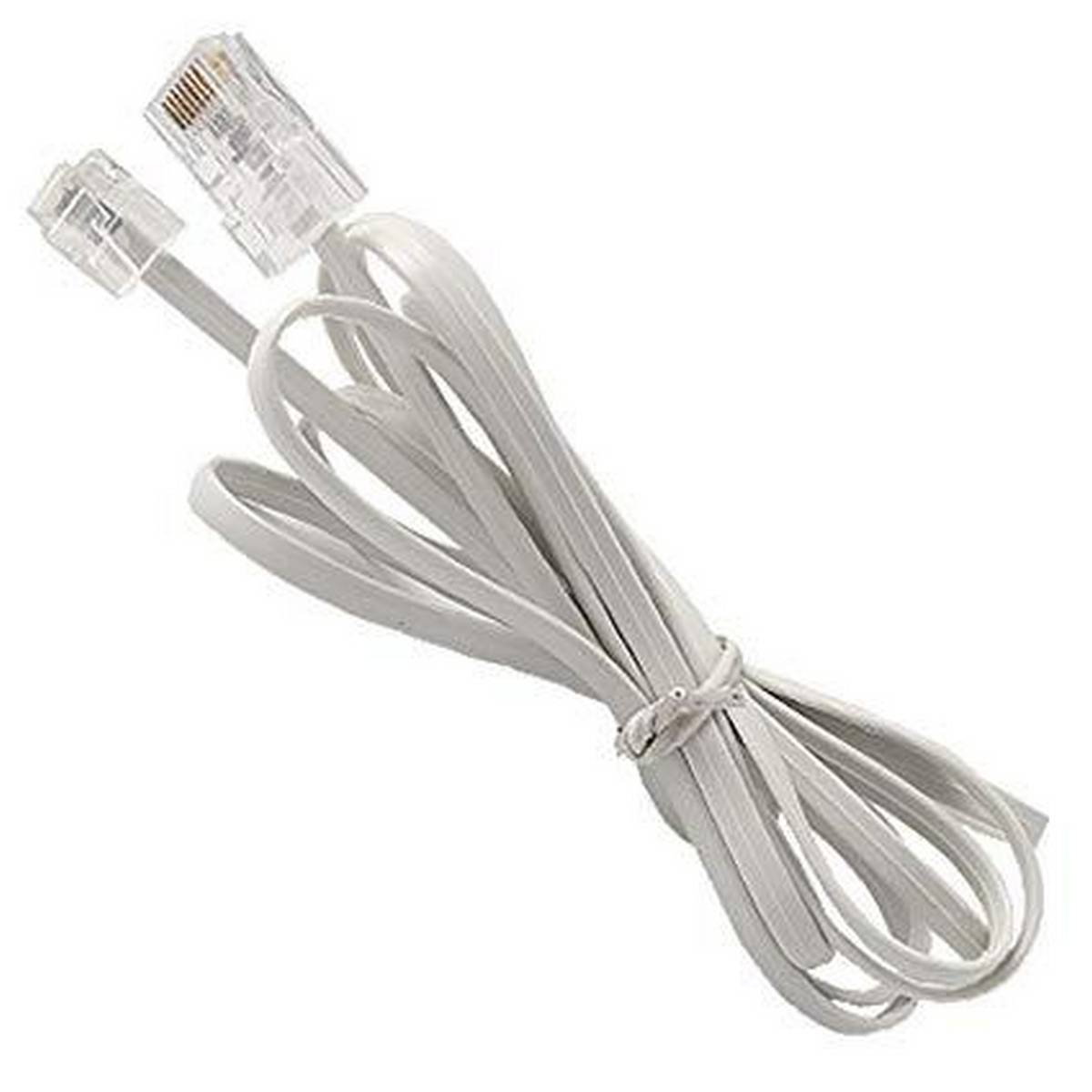 Landline Telephone Set Cable RJ-11 3 Meter Length | Daraz.pk