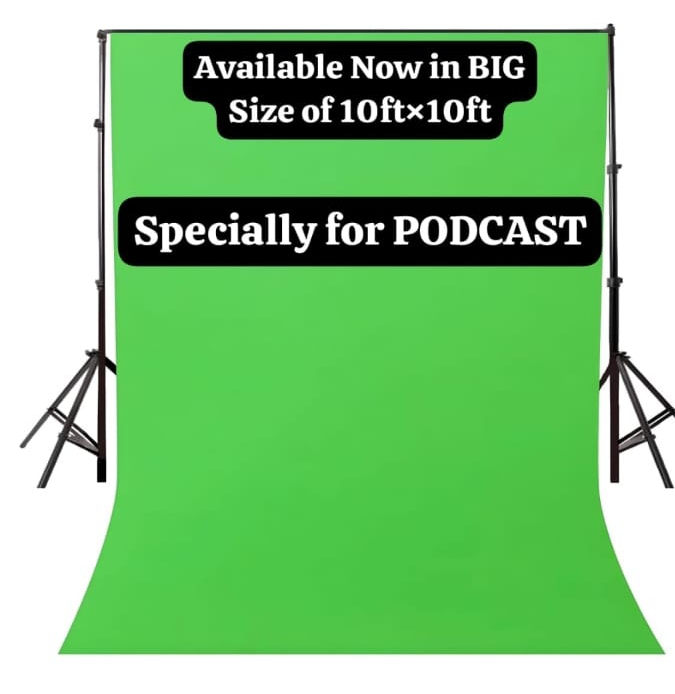 Ultra-Key 10 x 10ft Green Screen Studio Backdrop Seamless Background ...