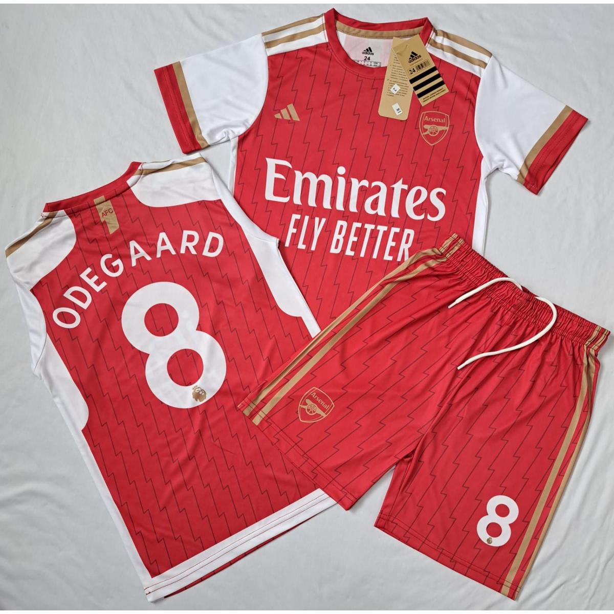 DEGAARD ARSENAL FOOT BALL KIT 2023/2024 | Daraz.pk