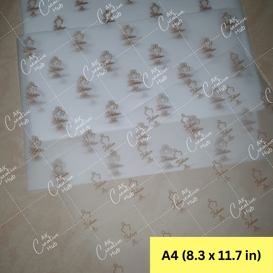 Customized Printed Butter Paper/Tracing Paper, A4 size 90 gram for ...