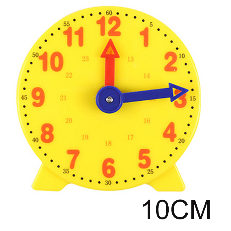 New 10cm 24 Hour Student Teaching Learning Time Clock Model Teaching ...