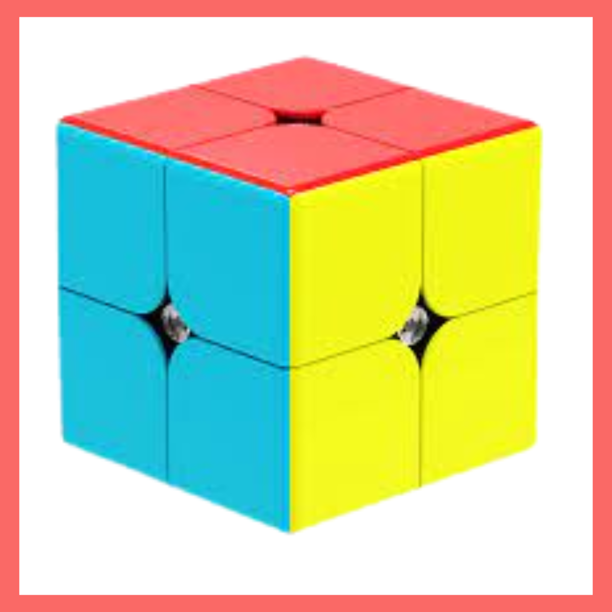 Original Rubiks Cube 2x2 Stickerless Best Quality Fast Speedy Magic ...