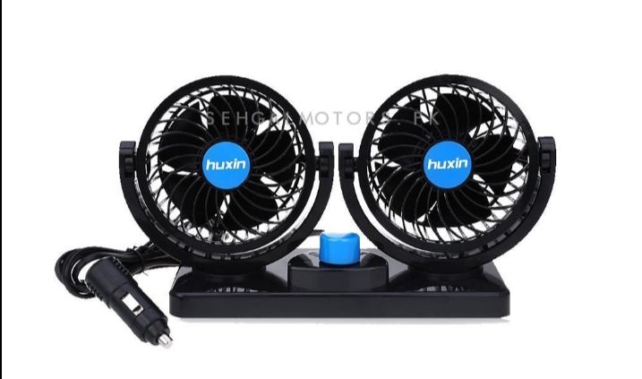 SOGO Car Dashboard Dual Fans 360 Degree Rotation 12V | Daraz.pk