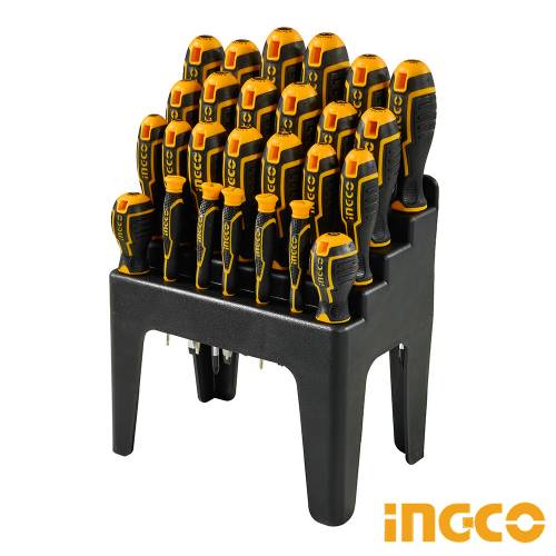 INGCO 26pcs Screwdriver & Precision Screwdrivers Set with Stand | Daraz.pk