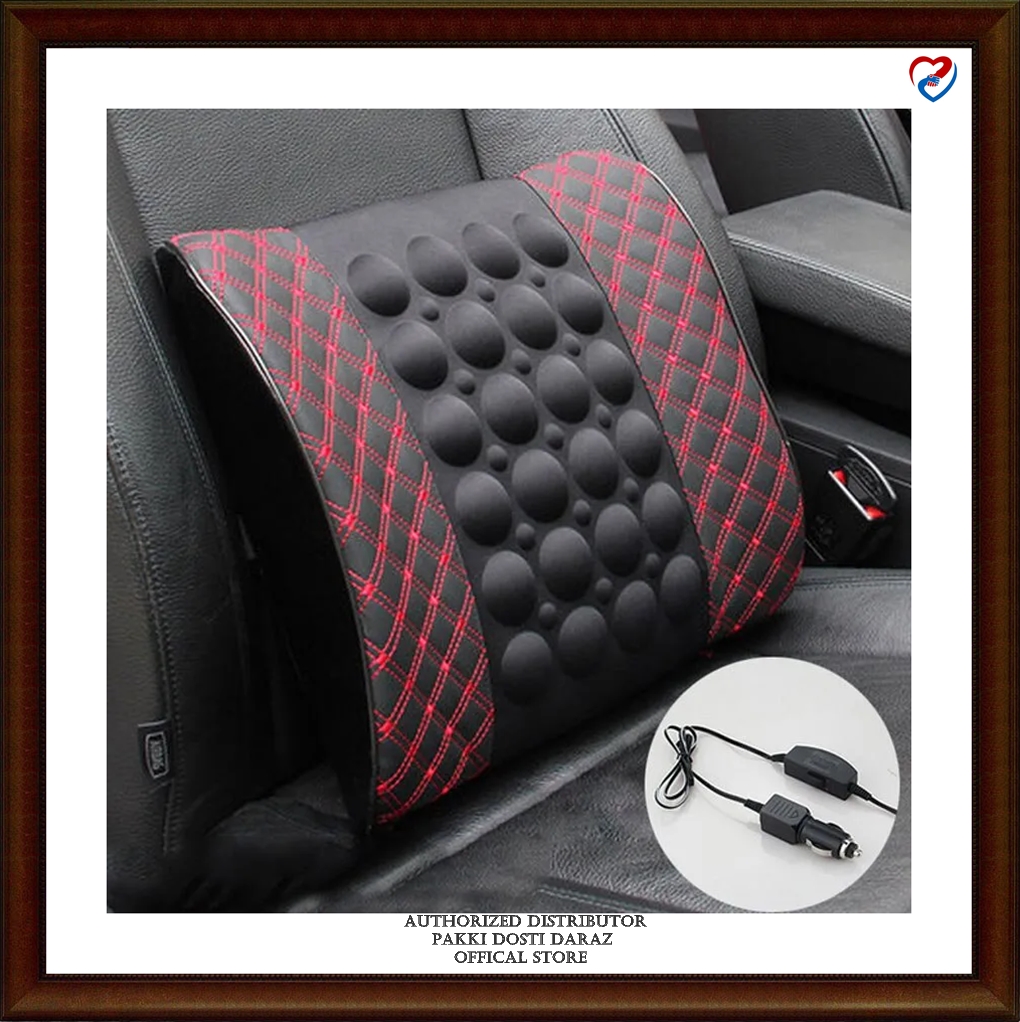 Car Seat Back Support Massage Cushion | Daraz.pk