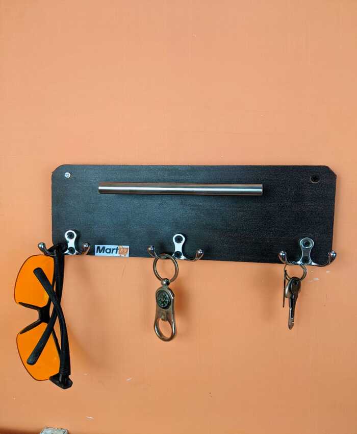 Key & Cloth Hanging Rack 11 Inch length Keys organizer wall mounted ...