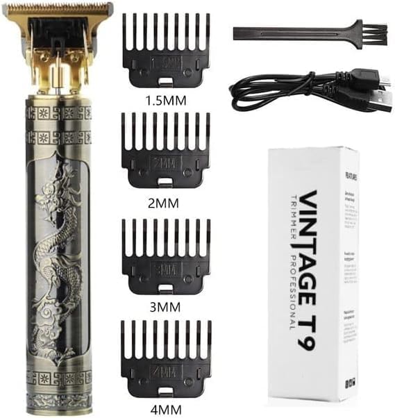 Vintage T9 Professional Hair Trimmer Hair Trimmer for Men Metal Hair ...