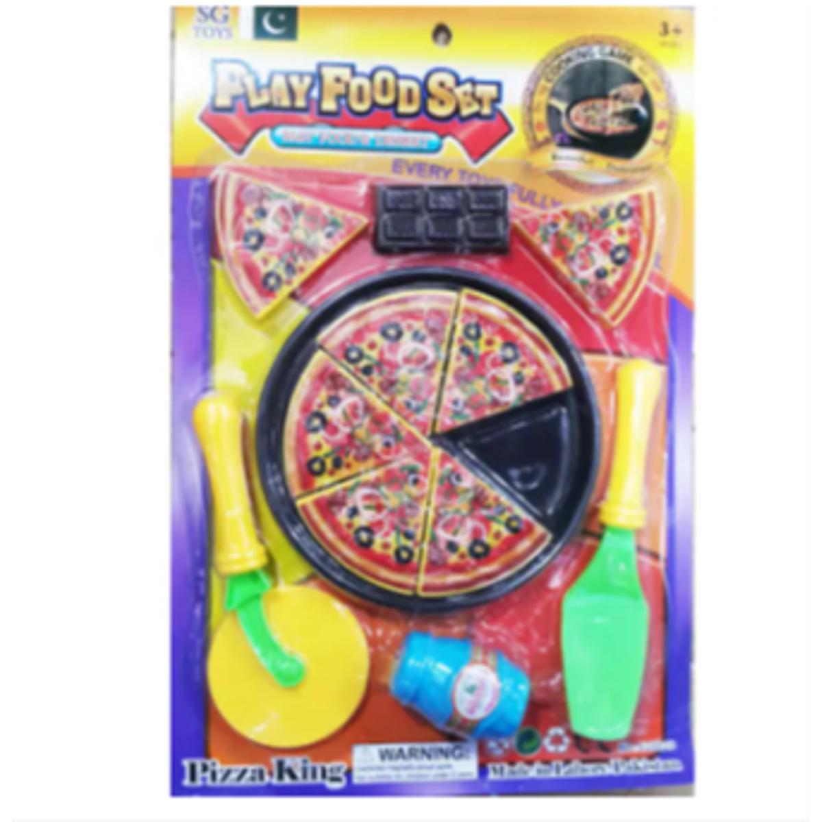 Pizza Set for Kids- 6 Inches Toy Pizza - Fun Kitchen Set for Girls ...