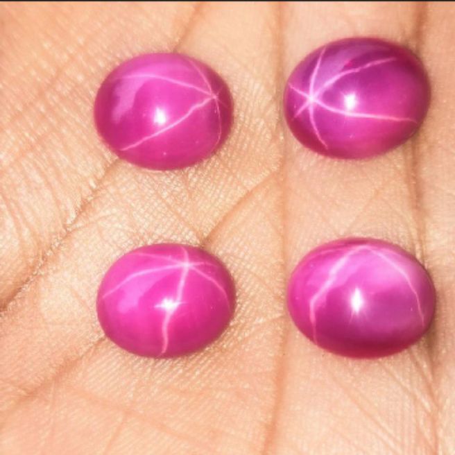 Original elegant real pink rubi star Gems stone 100% Original | Daraz.pk