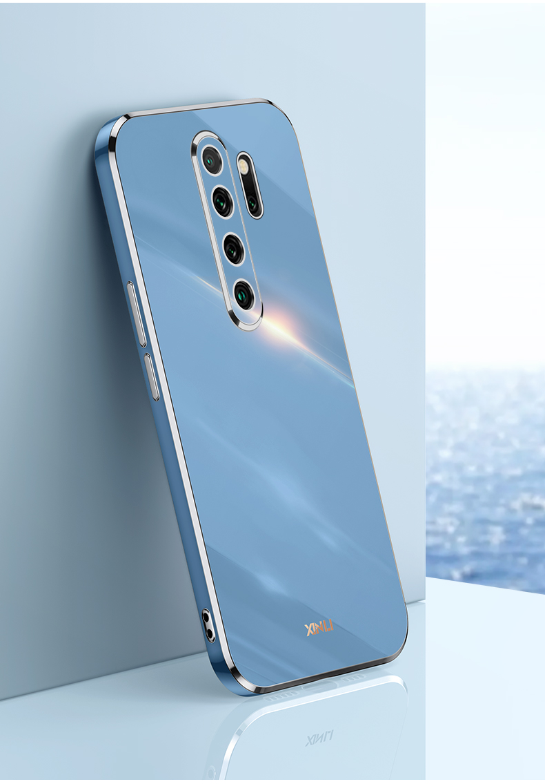 Lenuo Luxury 6D Plating Soft Casing Silicone Square Frame Phone Case ...