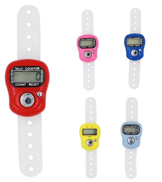 Pack of 3 Portable Electronic Digital Tally Counter - Digital Tasbeeh ...