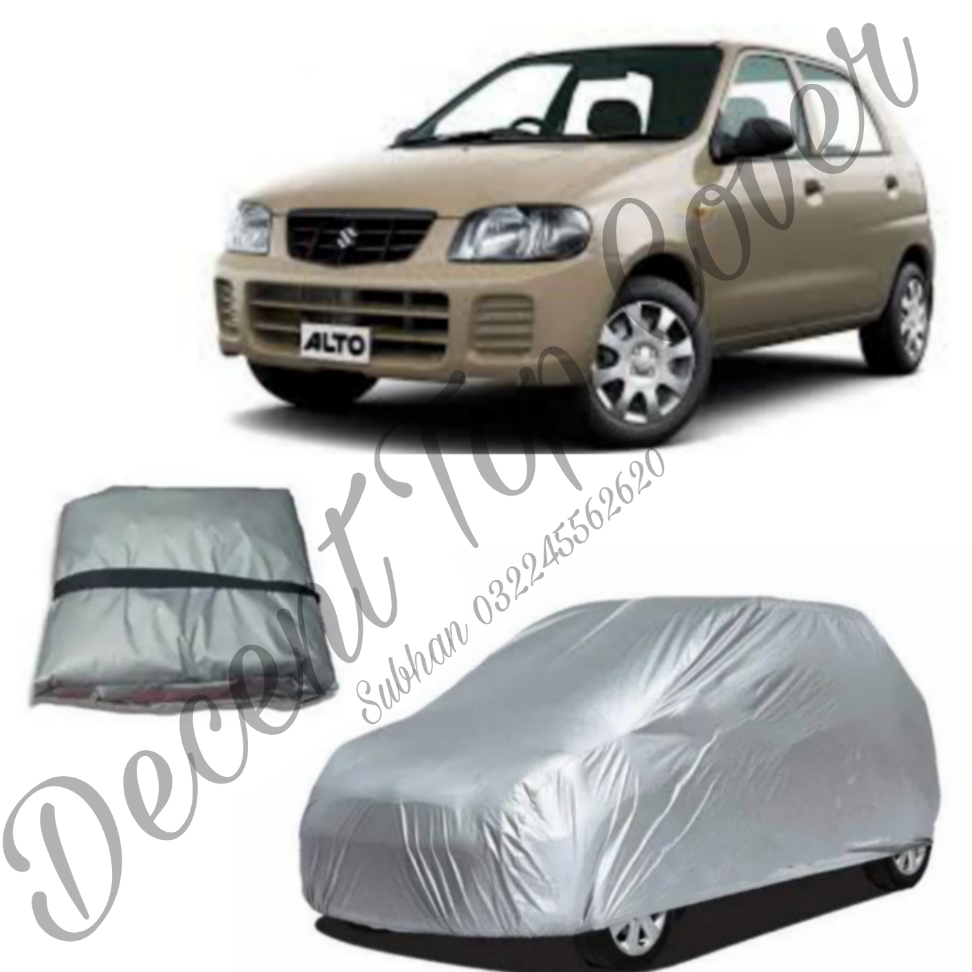 Alto Topcover Old Model 1000cc 100% WATER & DUST PROOF SILVER COATED ...