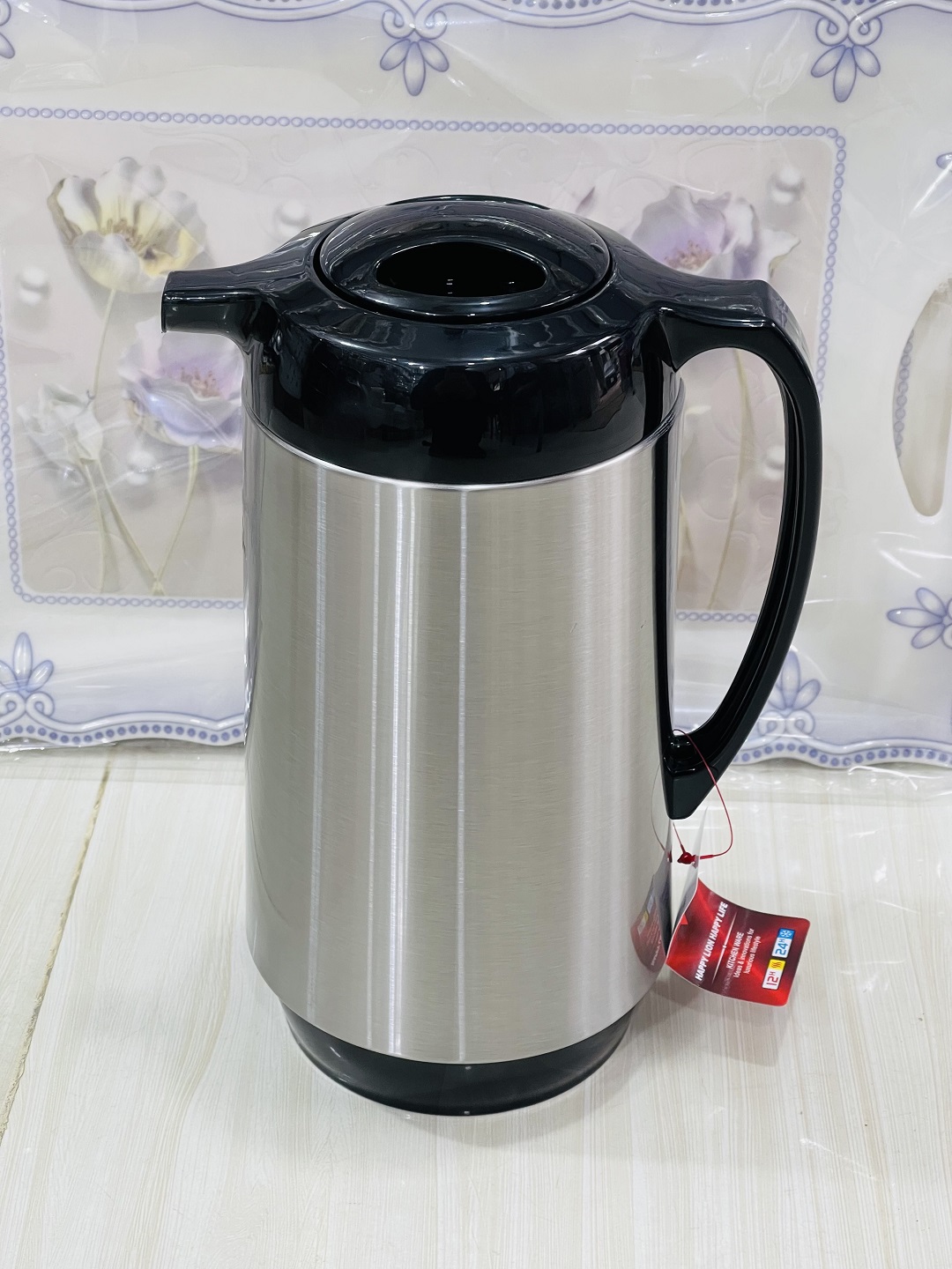 1 Litre Handy Pot Tea Coffee Drinks Vacuum Flask Thermos Jug inside ...