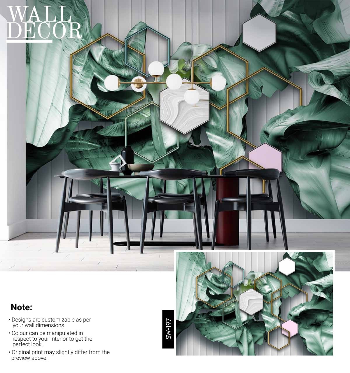 Wall Decor Wallpaper Room Decoration Flex 3D Flex Wallpaper 12*12 ...