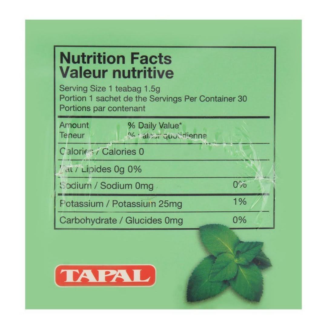 Tapaal Green Tea Bags Moroccan Mint Flavor (30 Pcs) - Iced & Hot ...