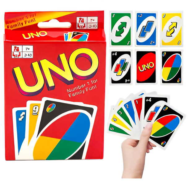 UNO Traditional Original Classic Card Game & UNO Flip Cards Game 110 ...
