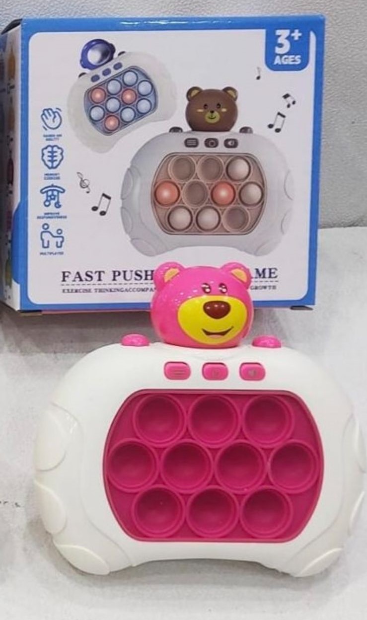 New Quick Push Game Pop Up Fidget Bubble Electronic Pop it Pro Game ...