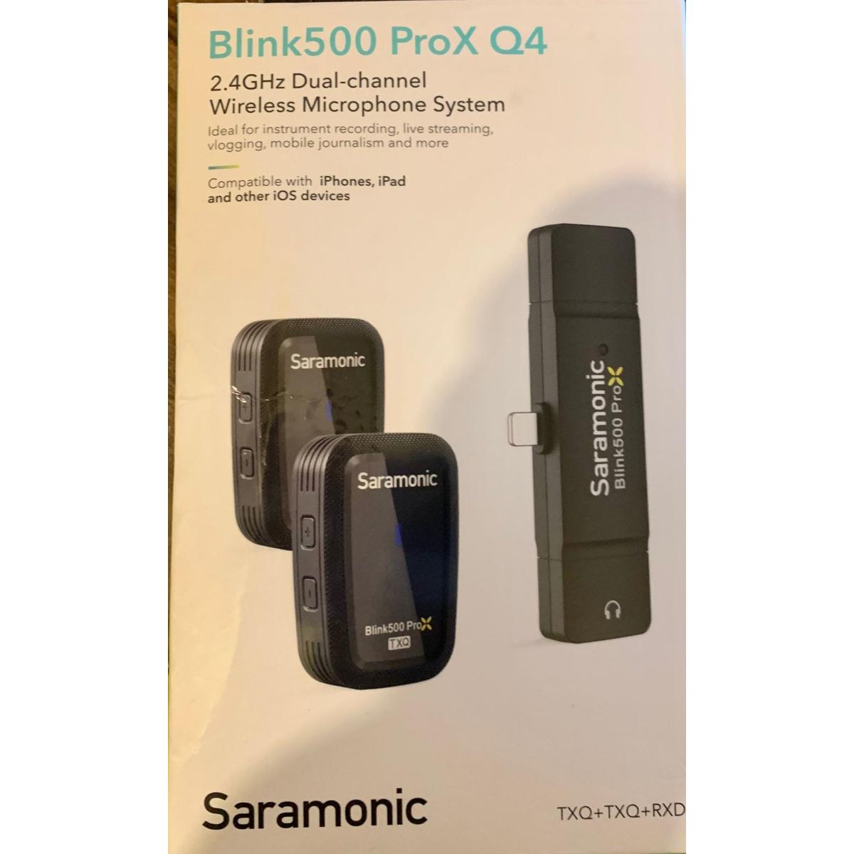 Blink 500 ProX Q4 2-Person Wireless Mic System with Lavaliers ...