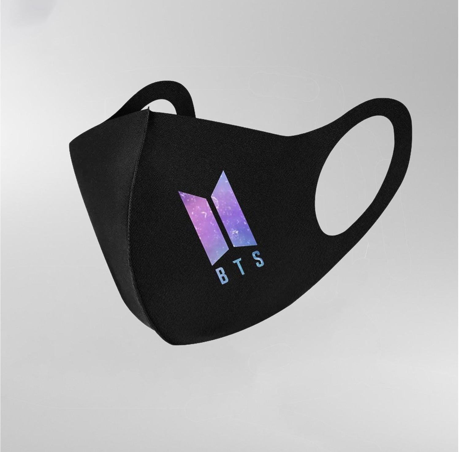 Purple BTS Design Washable Face Ninja Mask | Daraz.pk