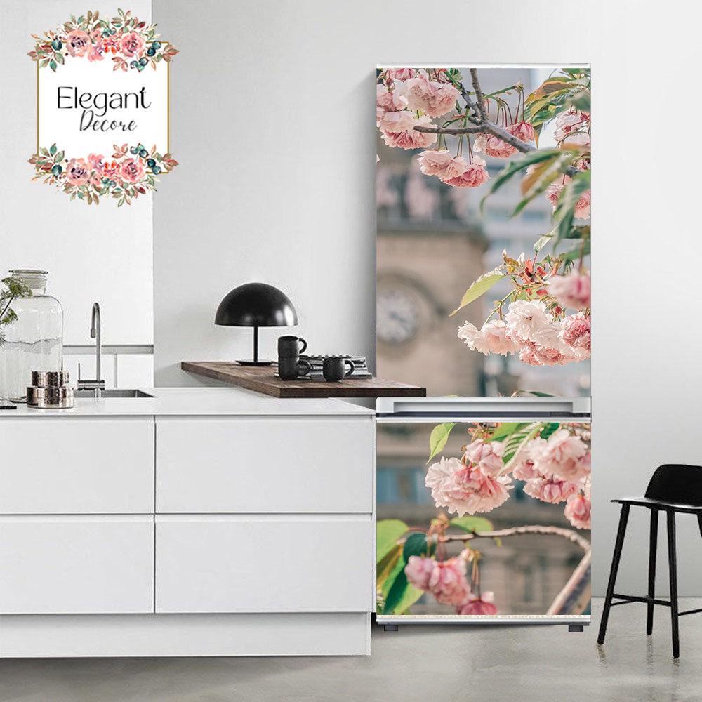 Elegant Luxury Fridge Stickers, Door Wrap, Self-adhesive, Waterproof ...