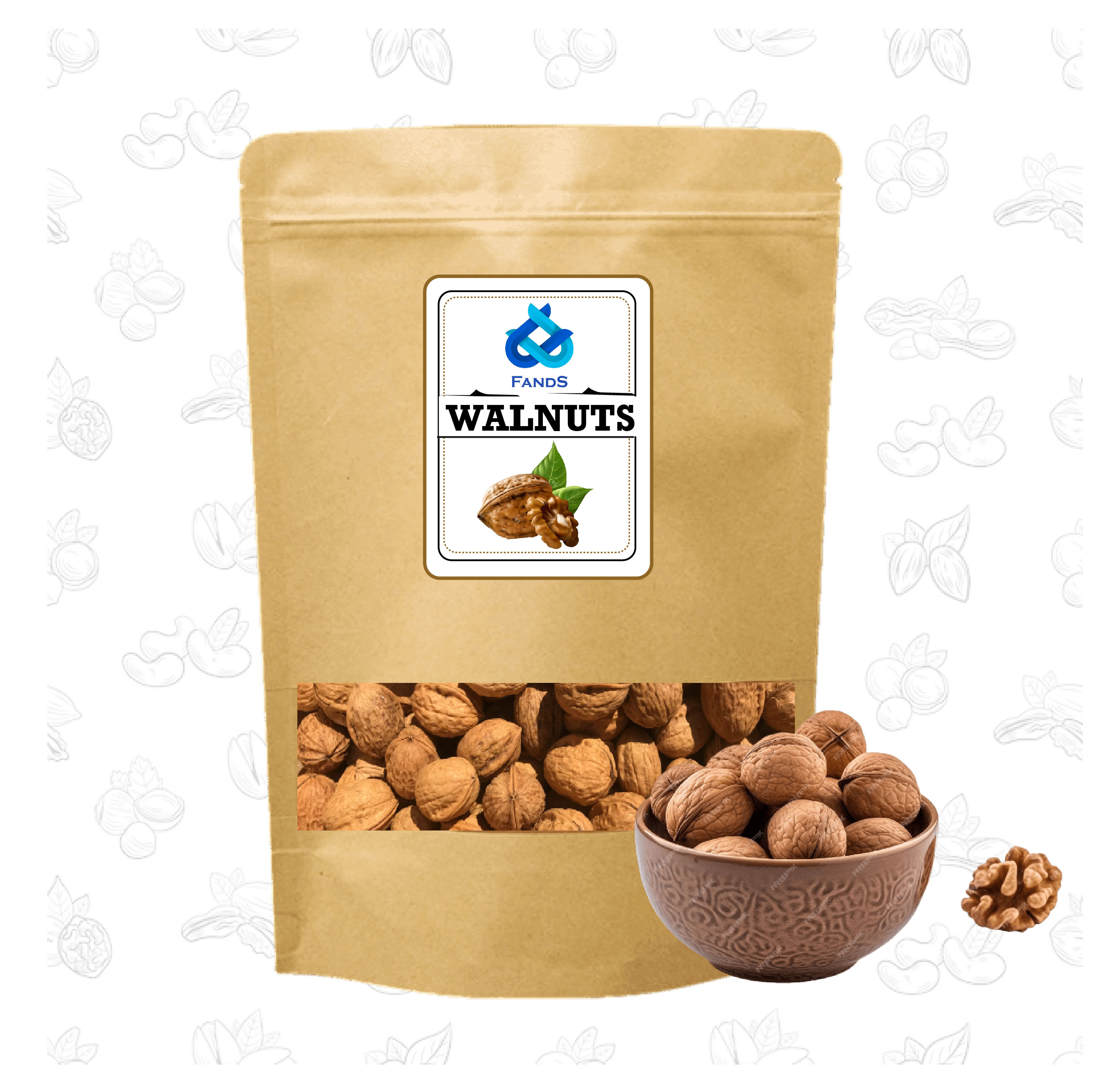 Soft Shell Walnuts - Kagzi Akhroot - 500gm Pack | Daraz.pk
