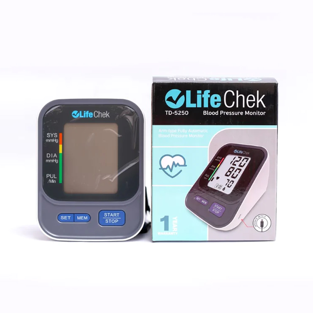Life Care Lifechek Digital Blood Pressure Monitor TD-5250 - Arm Type ...